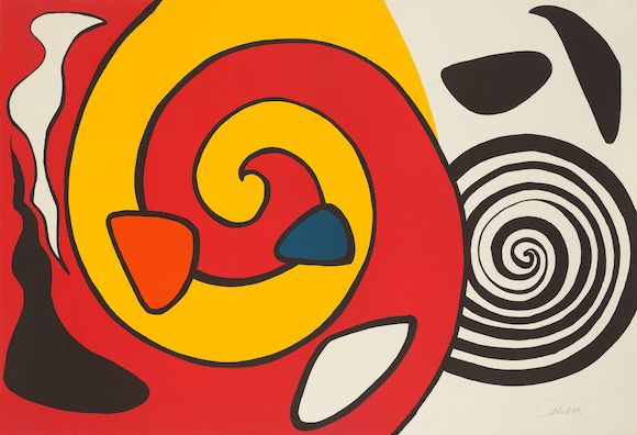 Bonhams : Alexander Calder (American, 1898-1976) Spirals and Forms ...