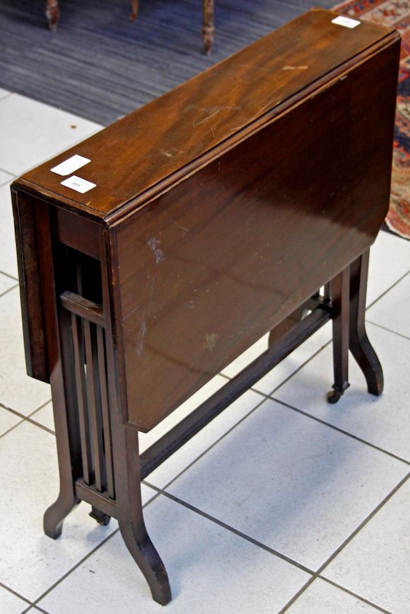Bonhams : A wood gate-leg table,