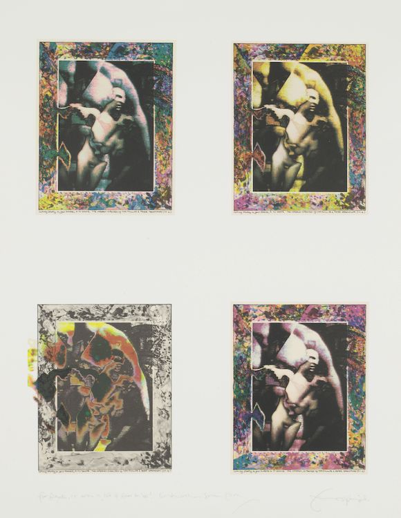 Bonhams : Tom Phillips CBE, RA (British, born 1937) Inferno; Untitled A ...