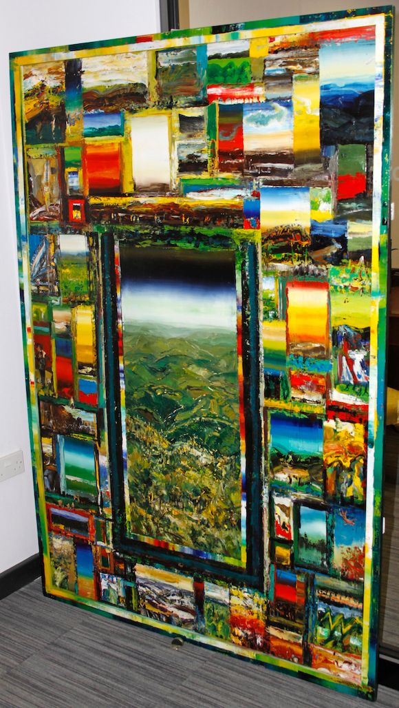 Bonhams : Nigel Mullins Windows for Each Day I and II each; 190 x 129 ...