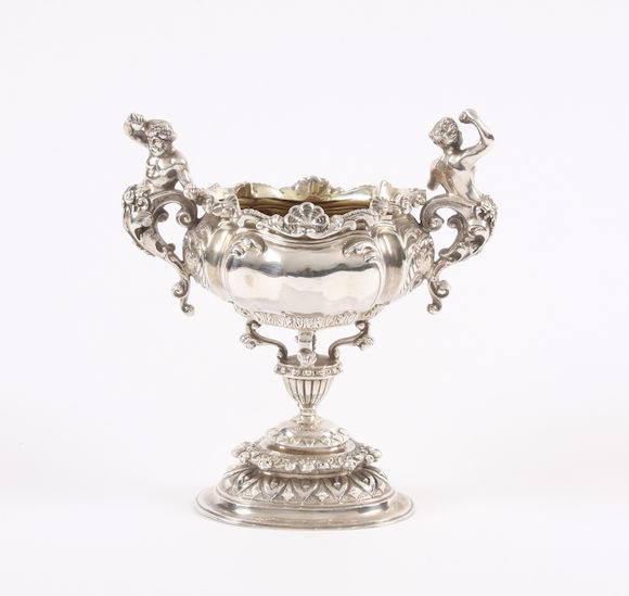 Bonhams : A late Victorian Italianate style silver pedestal bowl By ...