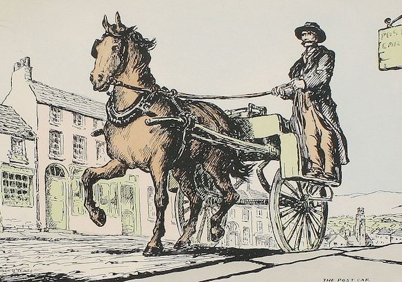 Bonhams : Jack Butler Yeats (Irish, 1871-1957) Two hand coloured ...