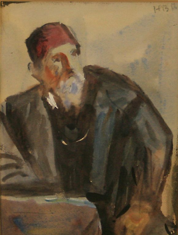 Bonhams : Hercules Brabazon Brabazon (British, 1821-1906) Man in a fez