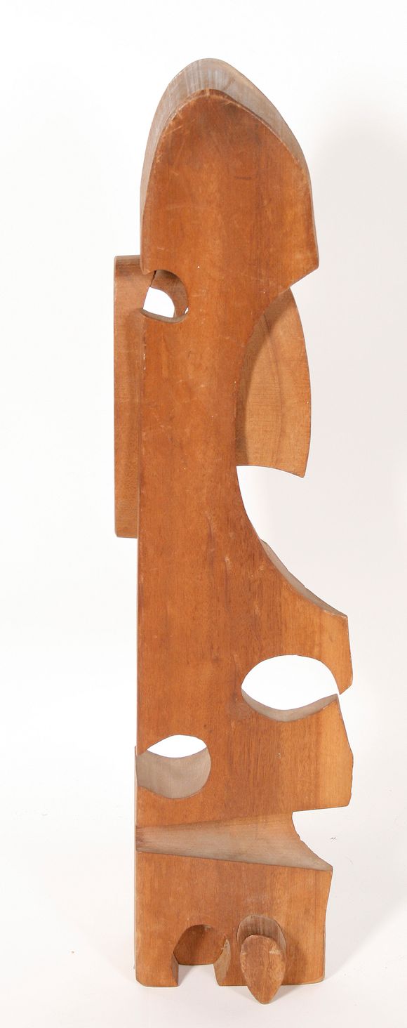 Bonhams : Brian Willsher (British, born 1930) Two carved wood sculptures,