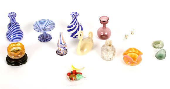 Bonhams A Collection Of Miniature Glassware