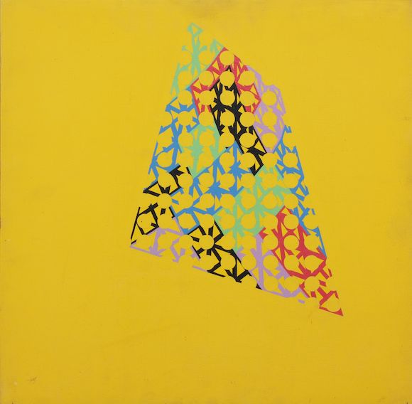 Bonhams : Michael Ginsborg (British, born 1943) "Warped Surface" 50.5 x ...