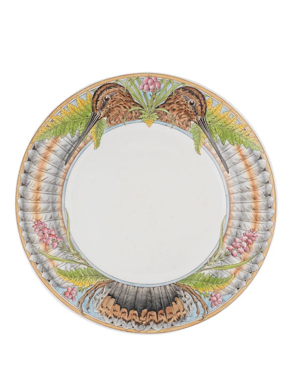 Bonhams : William Stephen Coleman for Minton Six Earthenware Plates ...