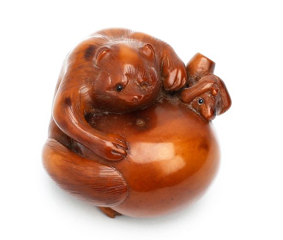Bonhams : An unusual vegetable ivory carving 20th Century