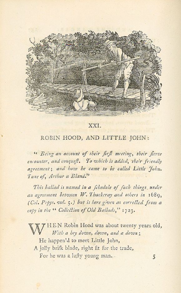 Bonhams : ROBIN HOOD Robin Hood a Collection of All the Ancient Poems ...