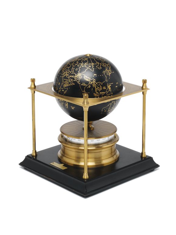Bonhams : A Royal Geographical Society World clock Dated 1979 and ...