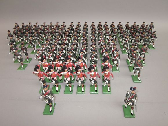 Bonhams : Britains Metal Models, Black Watch from set 125