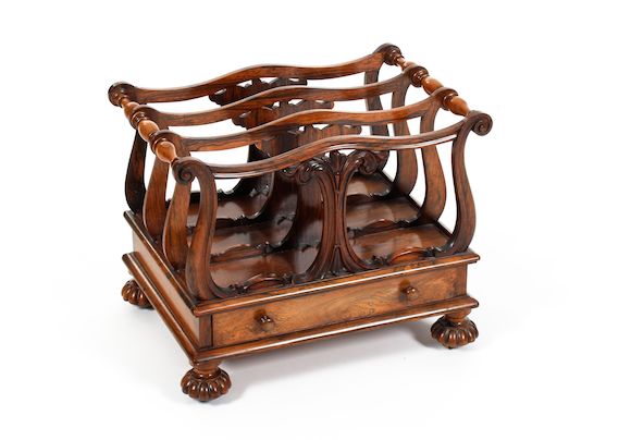 Bonhams : A fine Gillows of Lancaster early Victorian rosewood ...