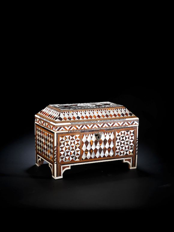 Bonhams : An Ottoman parquetry wood Box Turkey, 18th Century