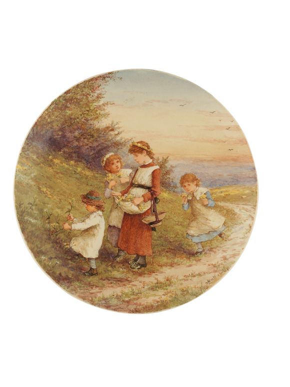 Bonhams : Linnie Watt for Doulton Lambeth A Good Faience Charger with ...