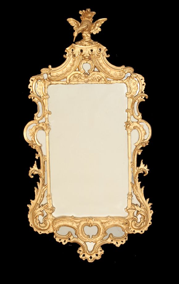 Bonhams : A pair of Italian late 19th century carton-pierre mirrors in ...