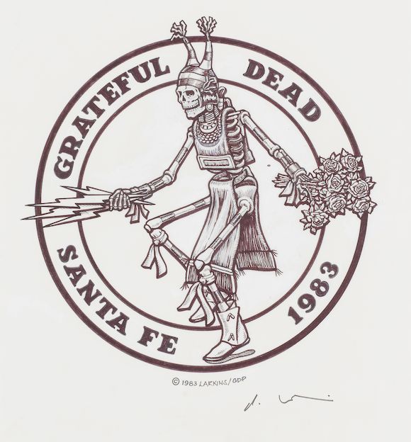 Bonhams : Dennis Larkins: The Grateful Dead at The Downs, Santa Fe ...