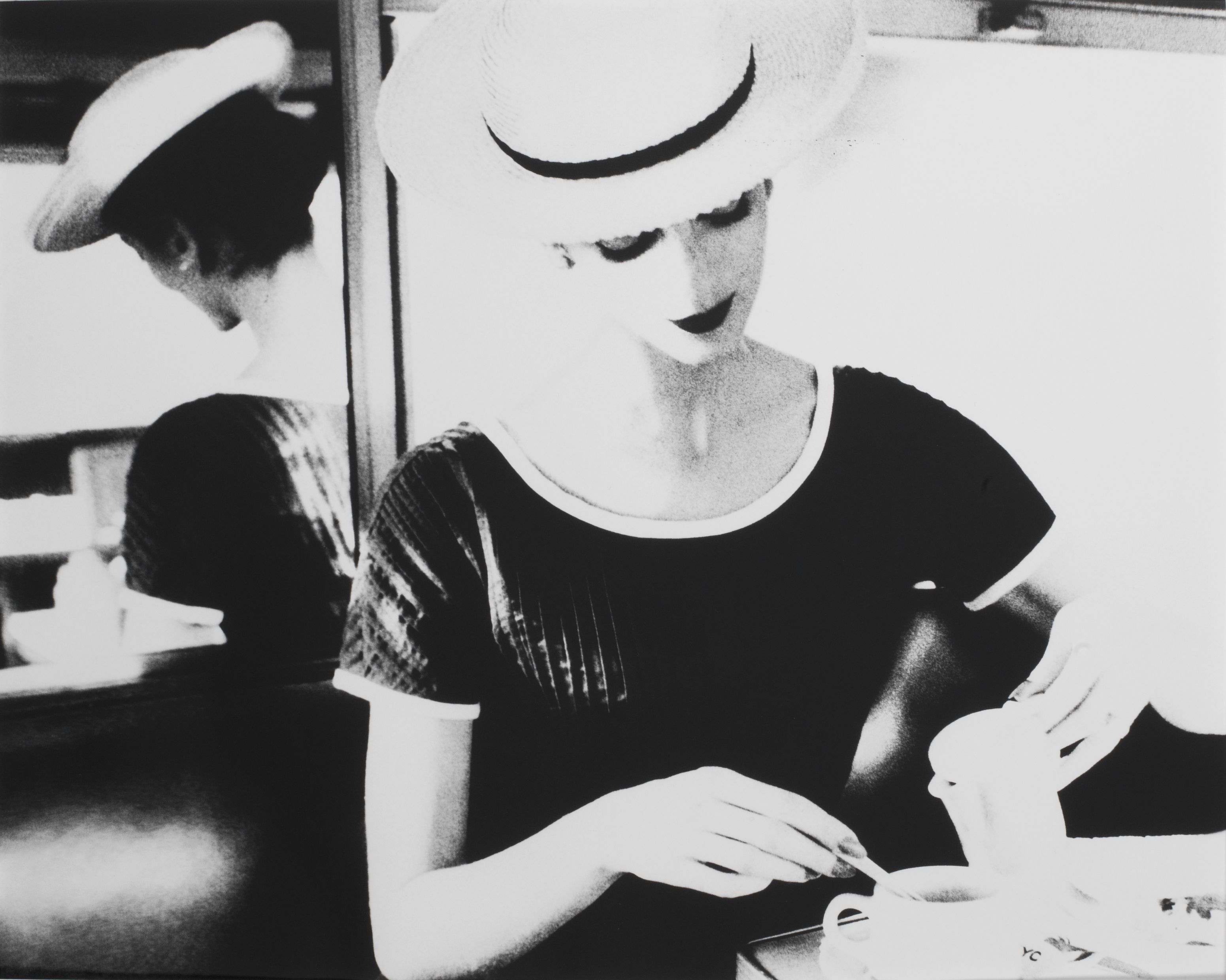 Bonhams : Lillian Bassman (American, born 1917) Carmen Having Tea, c. 1950s
