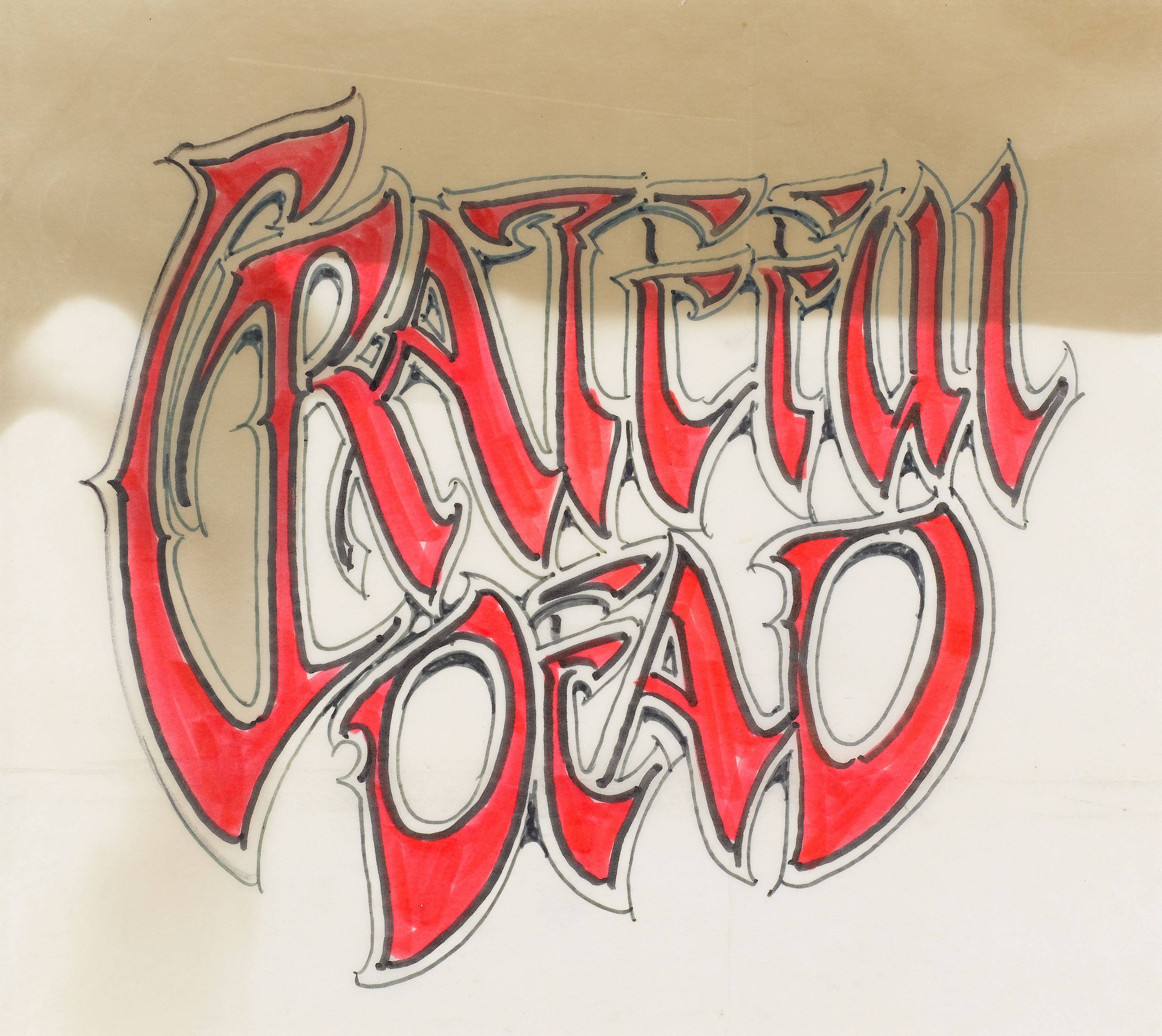 Bonhams : Rick Griffin Grateful Dead lettering artwork,