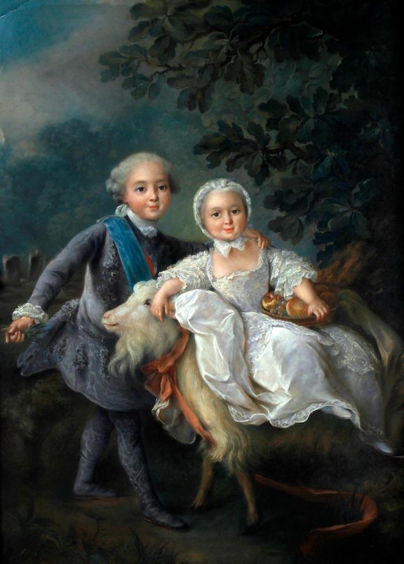 Bonhams : Follower of Hubert Drouais (French, 1699-1767), French School ...
