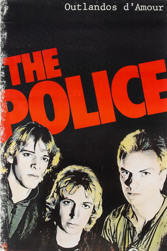 Bonhams : The Police: A promotional poster for the debut album ...