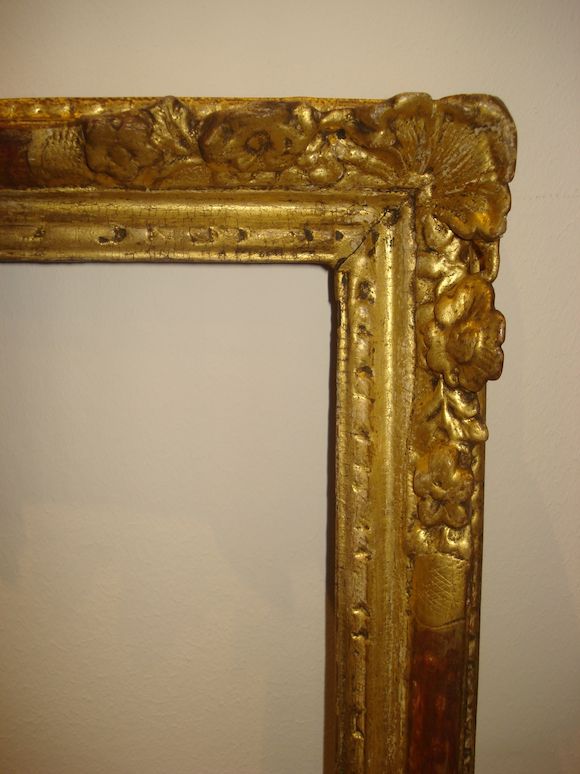 Bonhams : A Louis XIV carved, pierced and gilded Lebrun drawing frame
