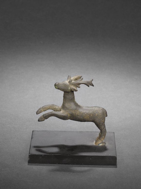 Bonhams : A Roman bronze stag