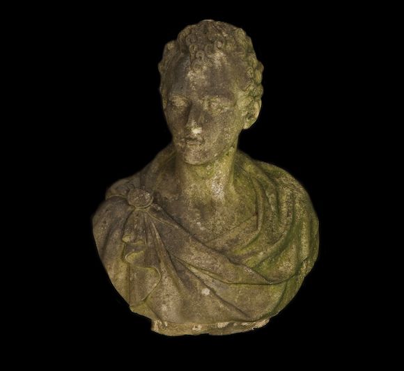 Bonhams : John Evan Thomas, Welsh (1810-1873) A Carrara marble bust of ...