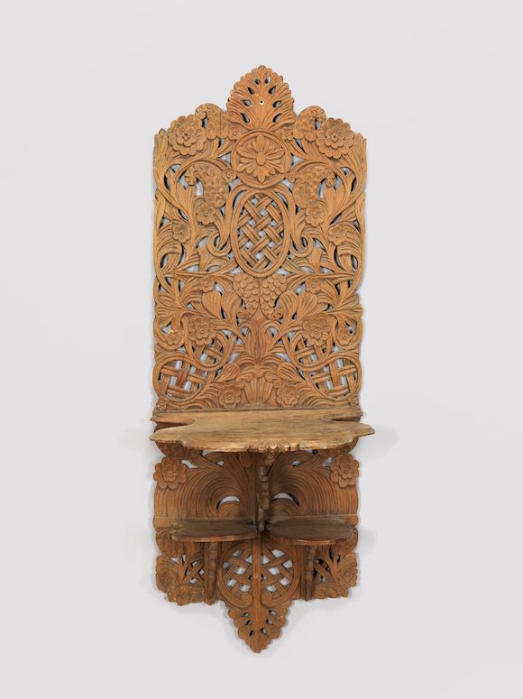 Bonhams : An Ottoman wood Turban Stand (kavakluk) Turkey, 19th Century