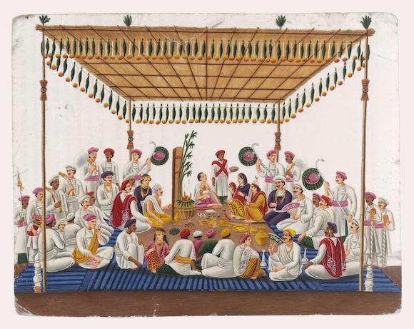 Bonhams : TRADES and TYPES A collection of twelve scenes of Indian ...