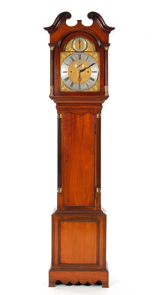 Bonhams : A good early 20th Century mahogany-cased 8-day chiming ...
