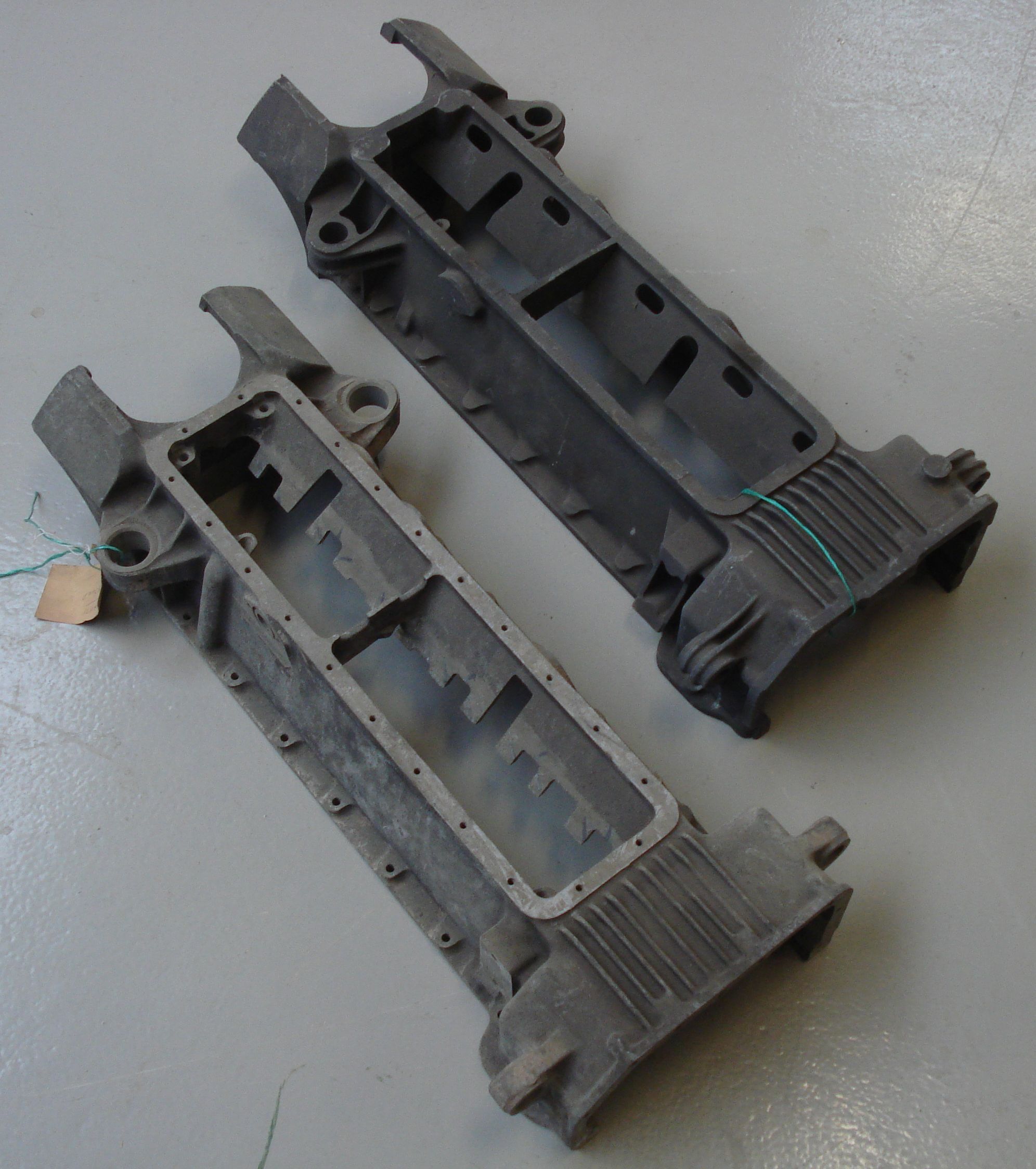 Bonhams Cars : A pair of engine castings,