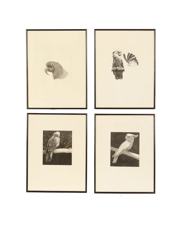 Bonhams : A collection of twenty Elizabeth Butterworth prints of Parrots