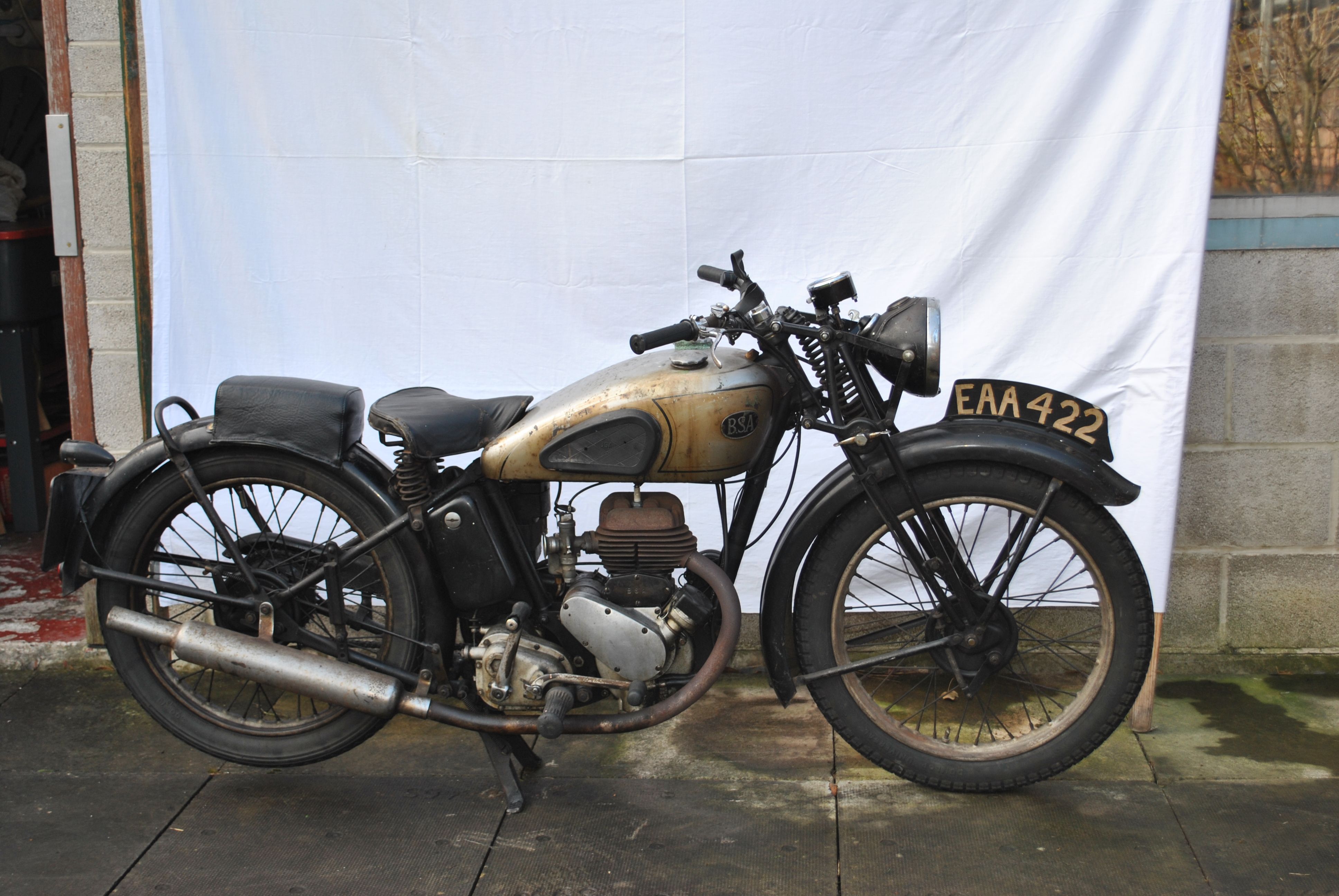 Bonhams Cars : Property of a deceased's estate,c.1940 BSA 249cc C10 ...