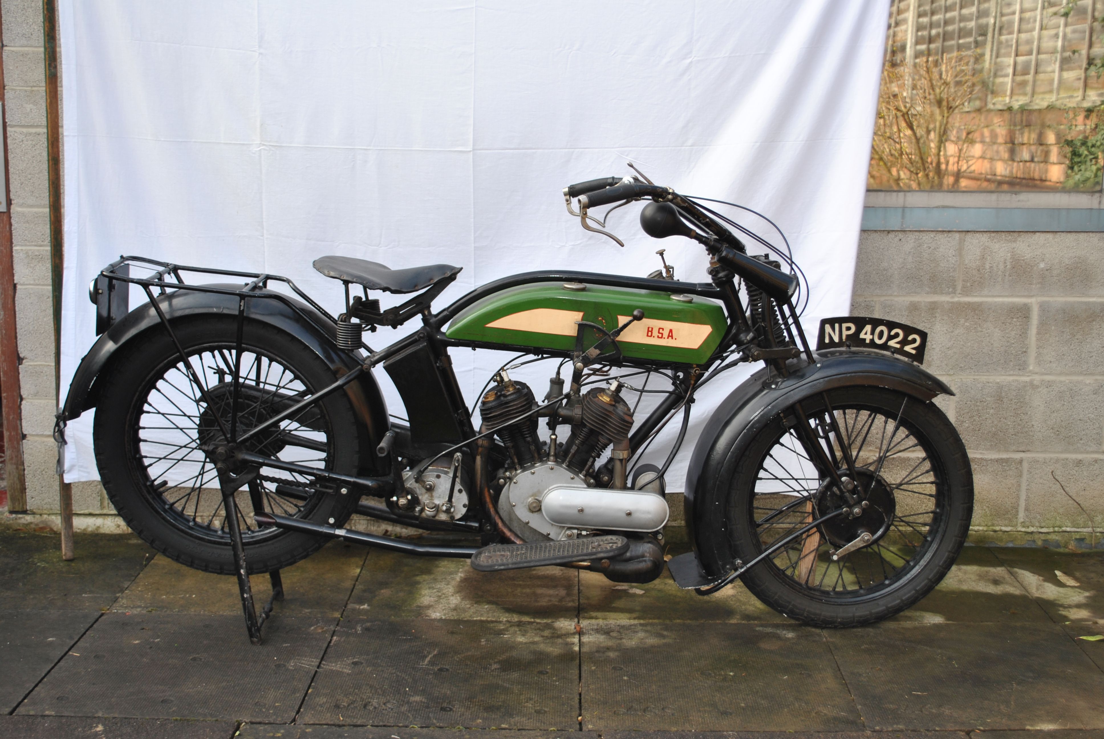 Bonhams Cars : Property of a deceased's estate,1924 BSA 6hp V-Twin Frame no. N1201 Engine no. 3978