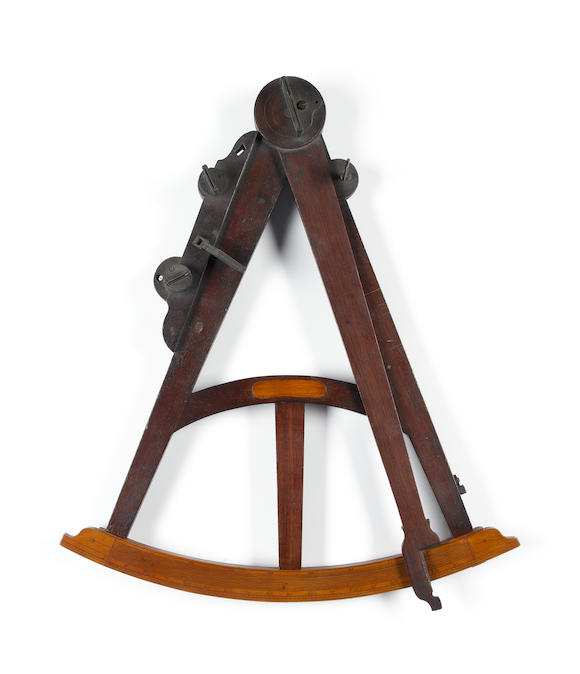 Bonhams A Late 18th Century 18in46cm Radius Mahogany Octant