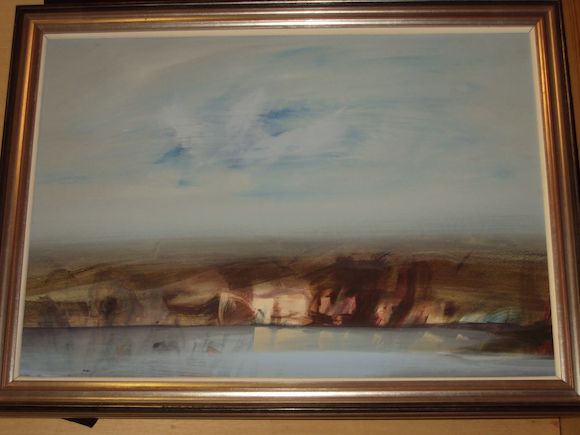 Bonhams : Mardi Barrie, RSW (British, 1931-2004) 'Light on (far side ...