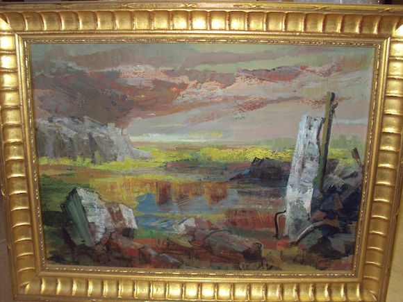 Bonhams : Ray Howard Jones (British, 1903-1996) 'The Sacred Stone ...