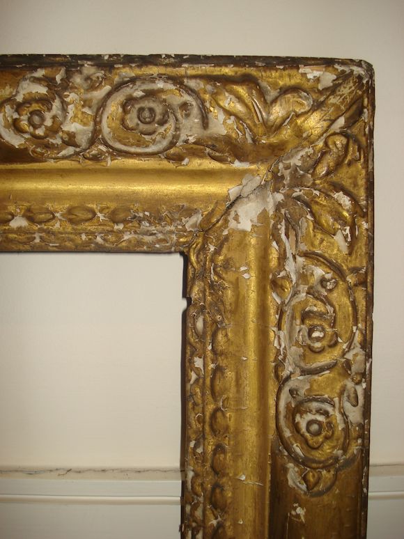 Bonhams : An English 18th Century carved and gilded Lely frame