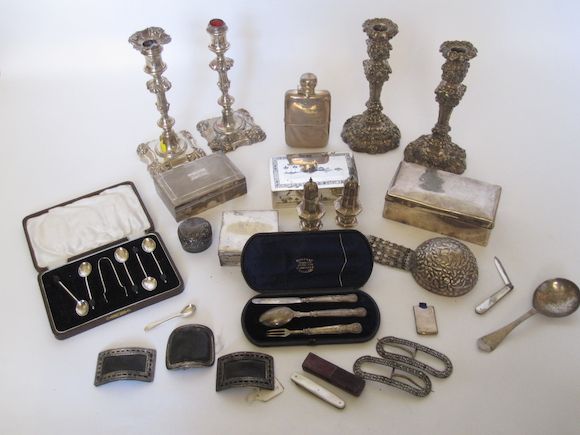 Bonhams : A collection of silver