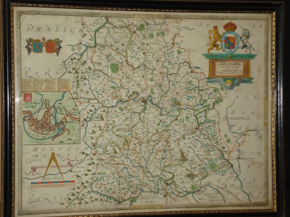 Bonhams : Saxton (Christopher) and Lea (Philip) Shropshire 'Shropshire ...
