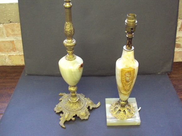 Bonhams : Two decorative lamp bases