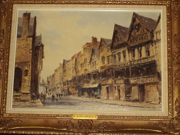 Bonhams : Colin Gibson (Irish, born 1948) Eastgate Street, Chester