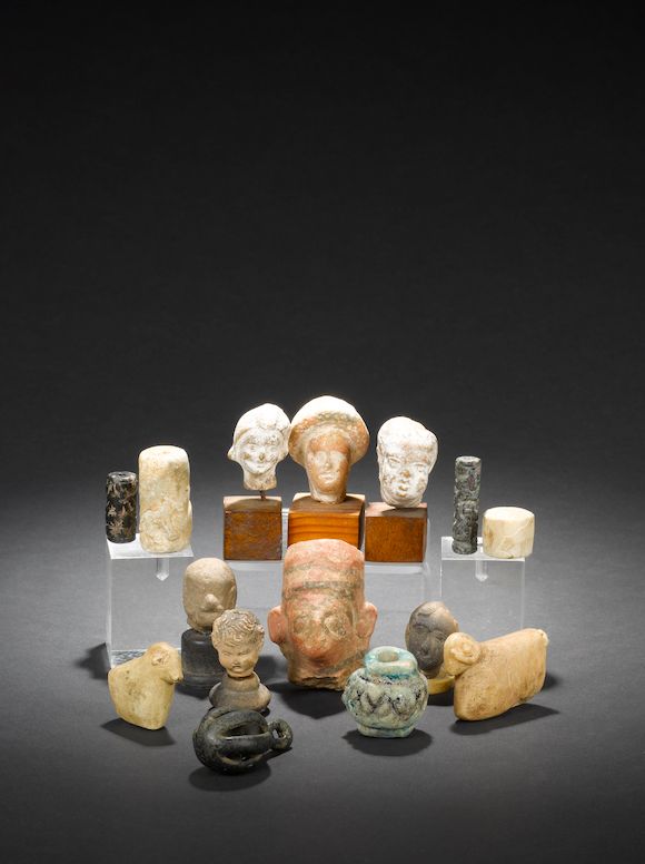 Bonhams : Three Ancient Near Eastern stone seals two Mesopotamian stone ...