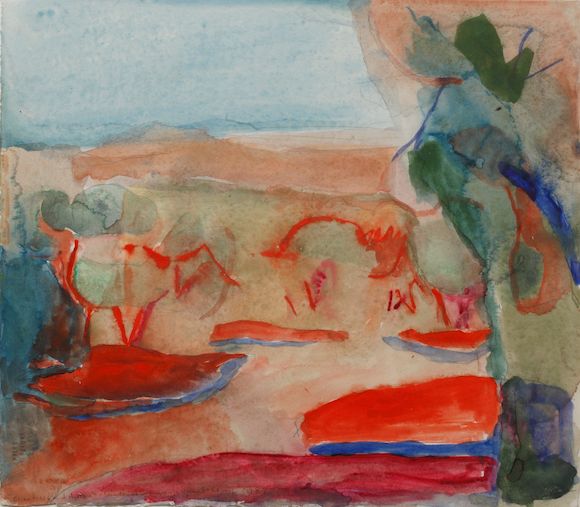 Bonhams : Norman Adams, R.A. (British, 1927-2005) Olive Trees and ...