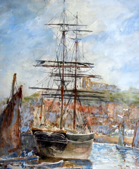 Bonhams : Alfred George Morgan (British, active 1896-1919) 'Whitby'