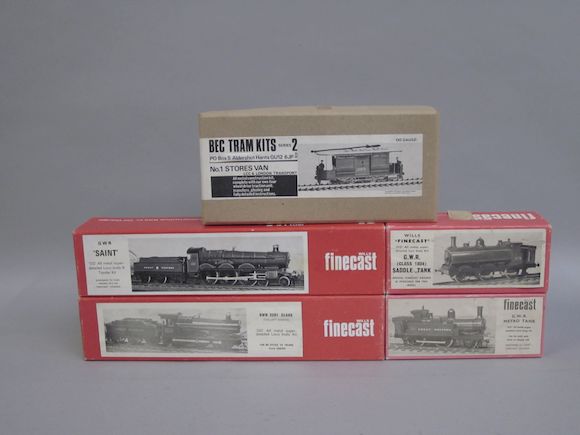 Bonhams : Wills Finecast metal GWR locomotive kits