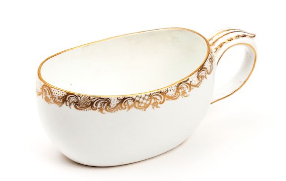 Bonhams : A French porcelain bourdalou, 19th Century