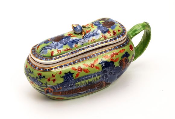 Bonhams : A Chinese export bourdalou and cover 19th Century