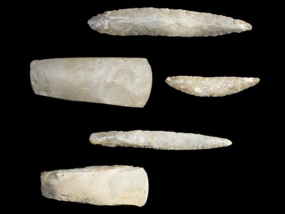 Bonhams : Five Danish Neolithic stone implements 5