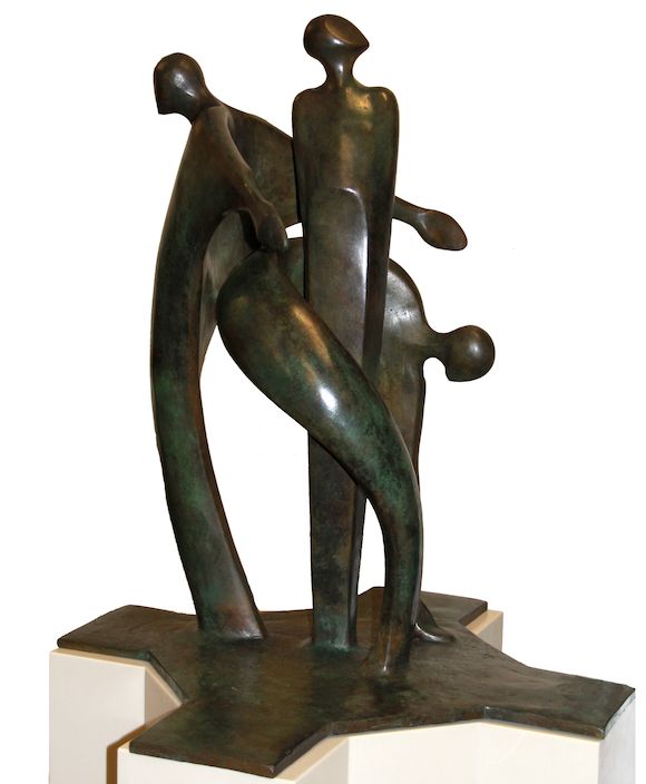 Bonhams : Stephen Broadbent (British, 1961) Three figures